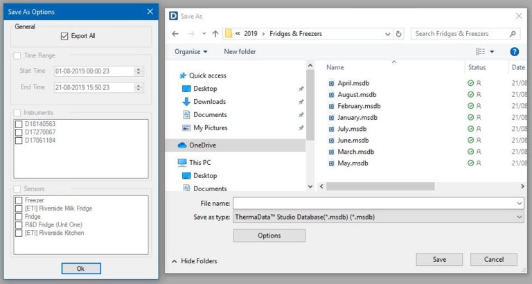 ThermaData Studio – Viewing & Exporting Data & TD Link App – ETI ...